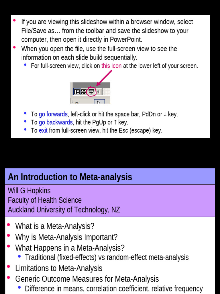 Introduction To Meta-Analysis | PDF