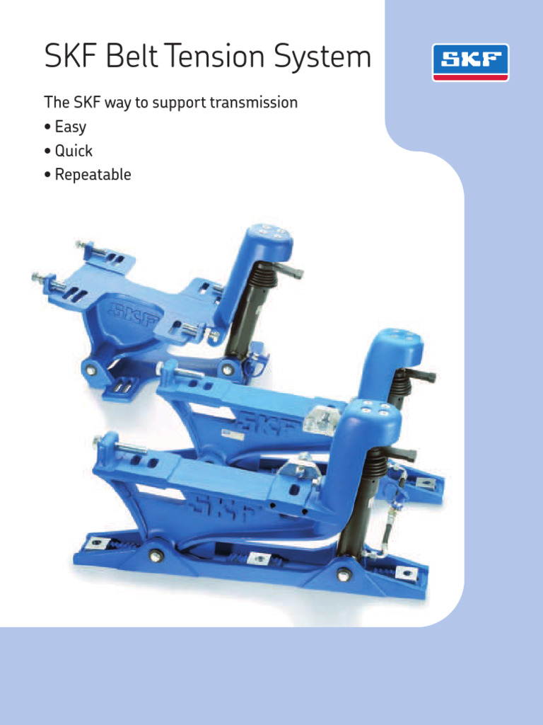 0901d19680088db5 6804 - EN - SKF Belt Tension System - TCM - 12 36828 | PDF