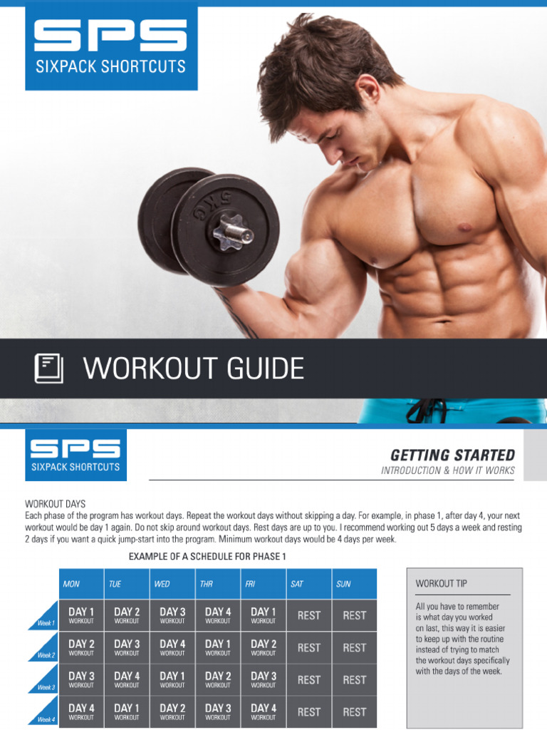 Six Pack Shortcuts Training Program | PDF
