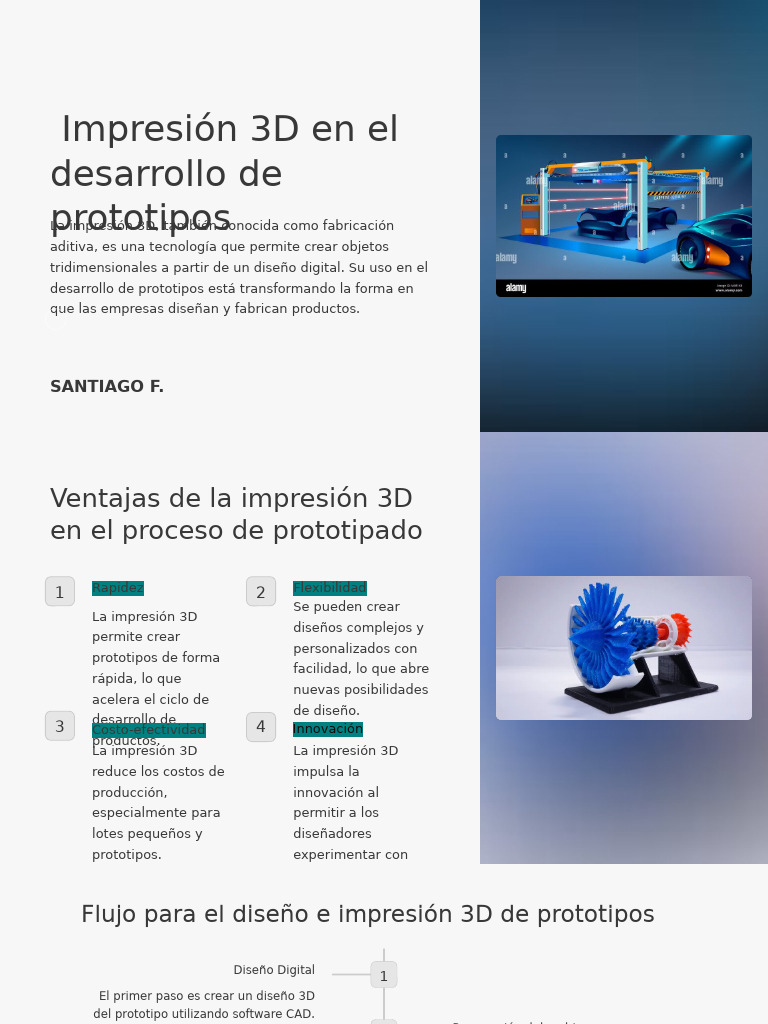 Impresion 3D en El Desarrollo de Prototipos | PDF