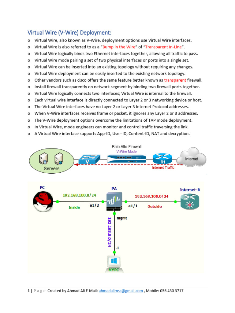 51-Virtual+Wire+Deployment | PDF