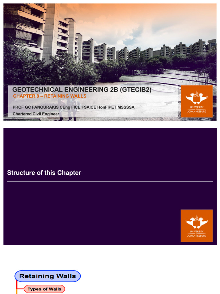Gtecib2 - Chapter 8 Retaining Walls | PDF