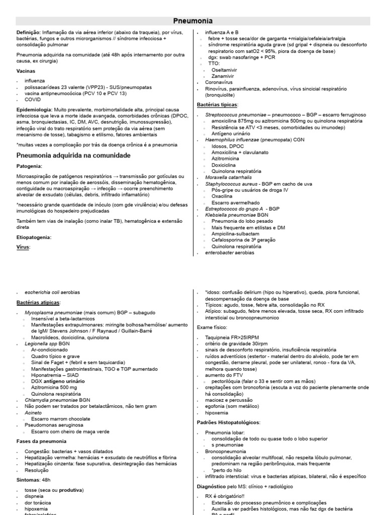 Pneumonia Por BGO | PDF