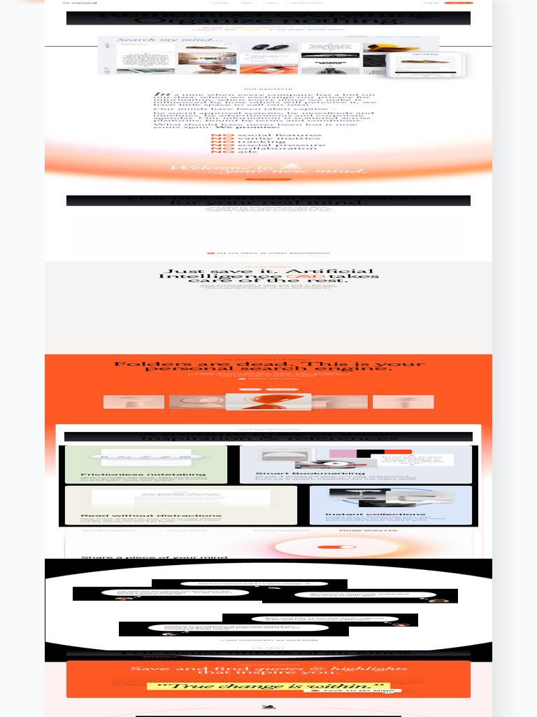 Mymind Is The Extension For Your Mind. | PDF