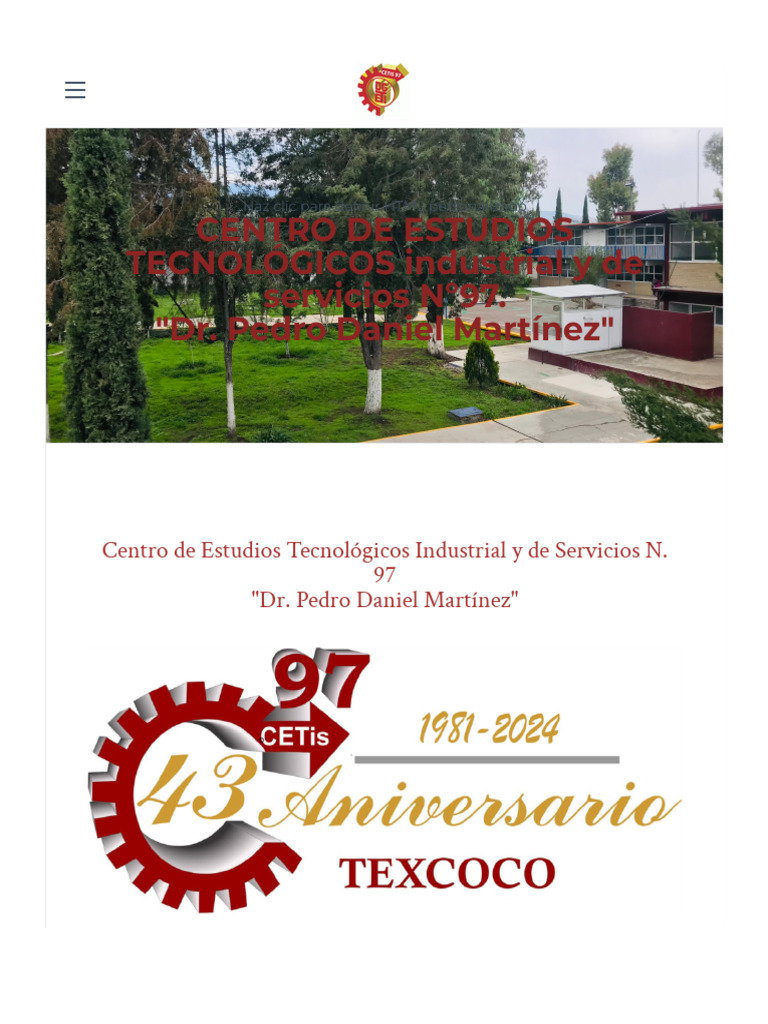 Centro de Estudios TECNOLÓGICOS Industrial y de Servicios Nº97. "Dr ...