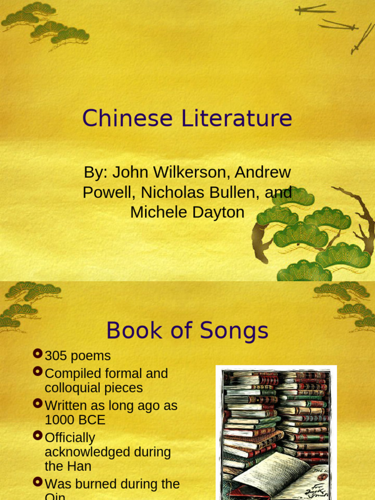 Chinese Literature | PDF