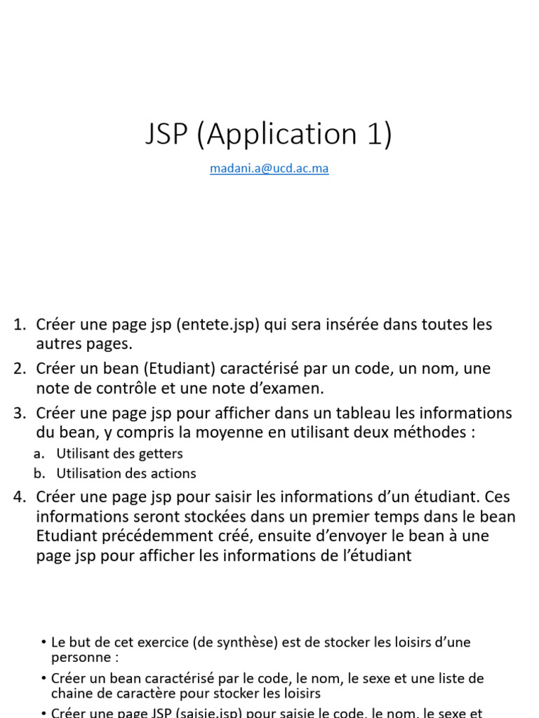 Application JSP | PDF
