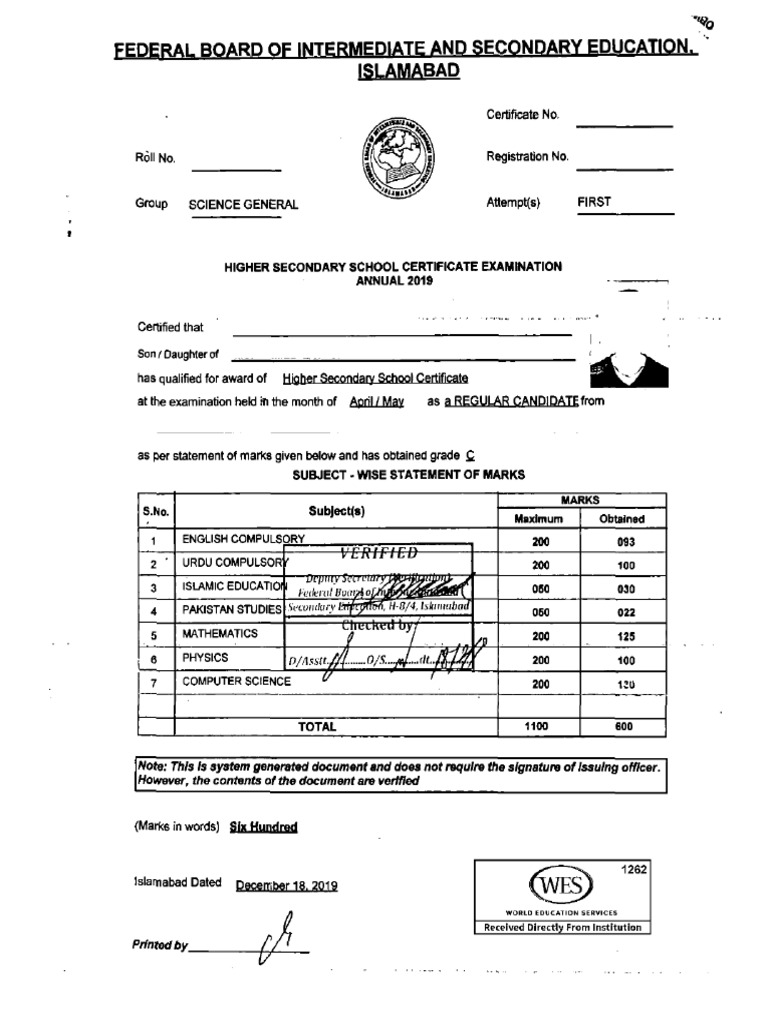 Pakistan-Sample-Documents | PDF