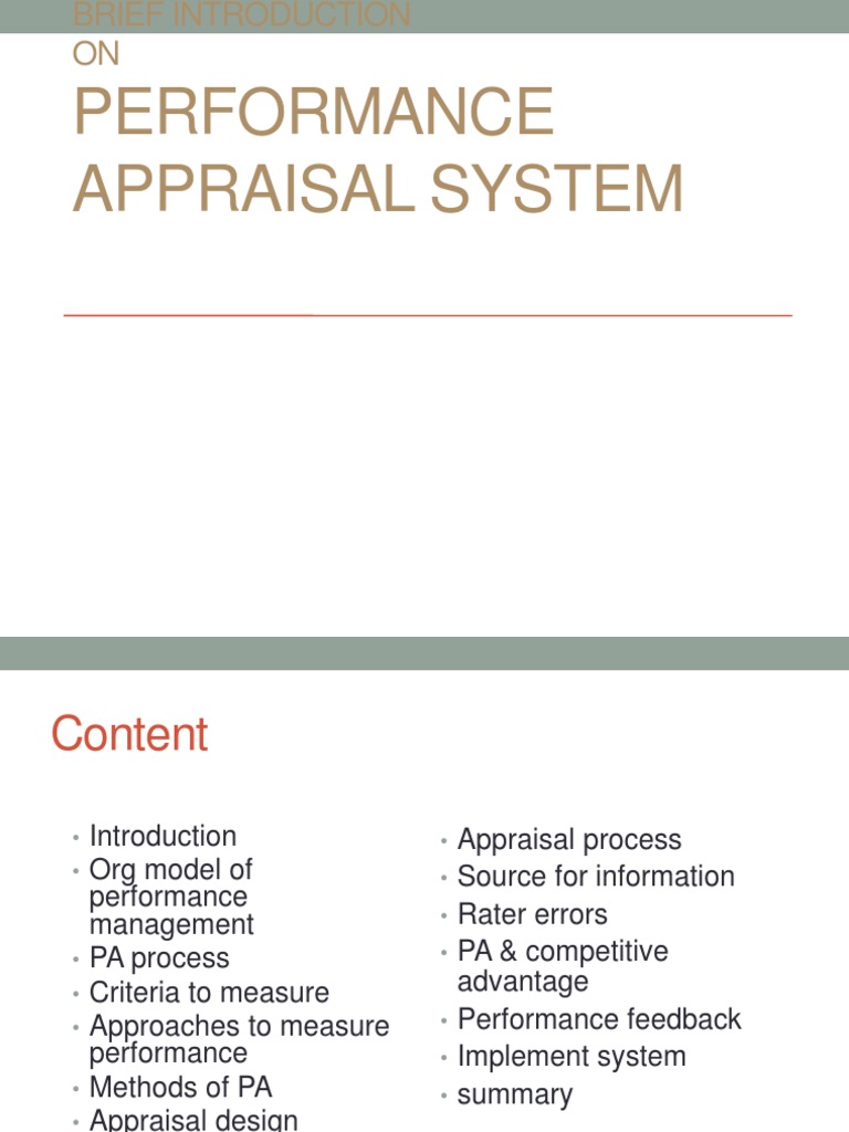 Unit 3 - Performance Management | PDF | Performance Appraisal ...