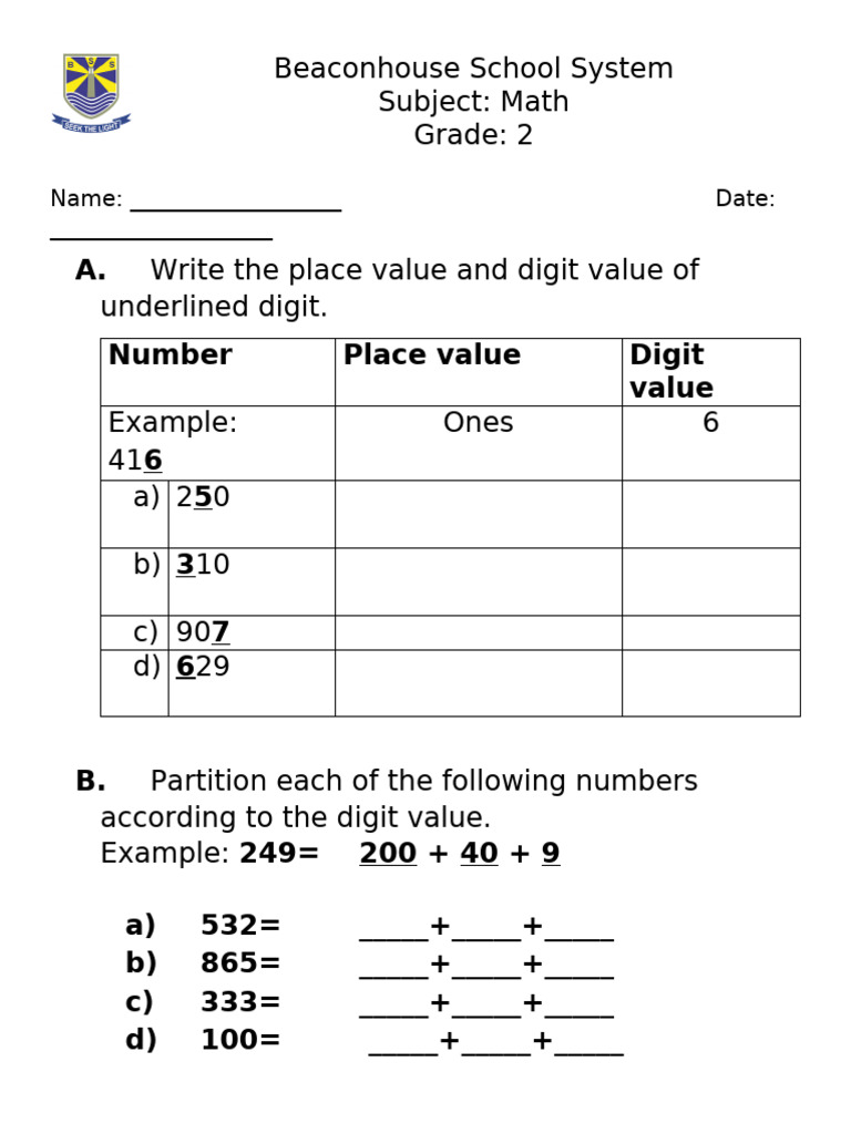 Introduction To Numbers | PDF | Teaching Methods & Materials