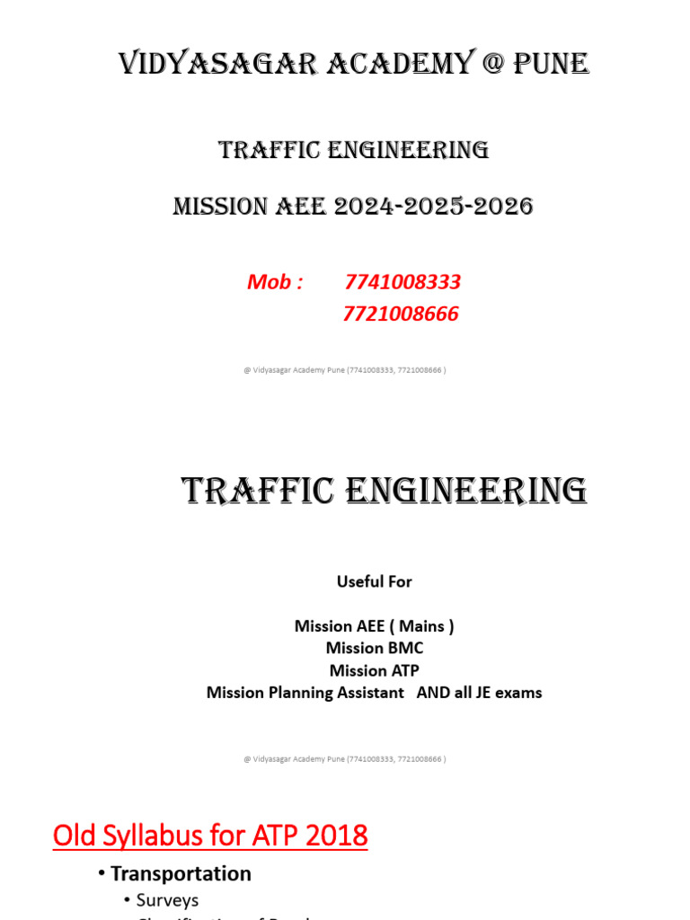 001 Traffic Engineering | PDF