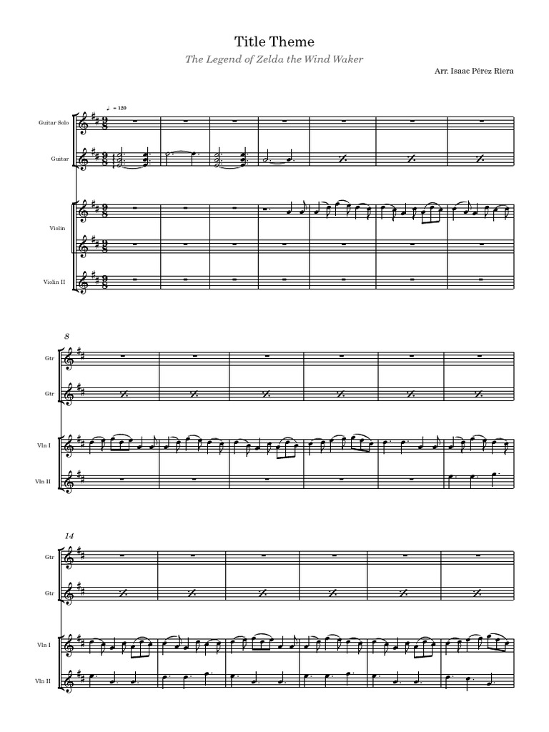 Wind Waker Title Theme | PDF