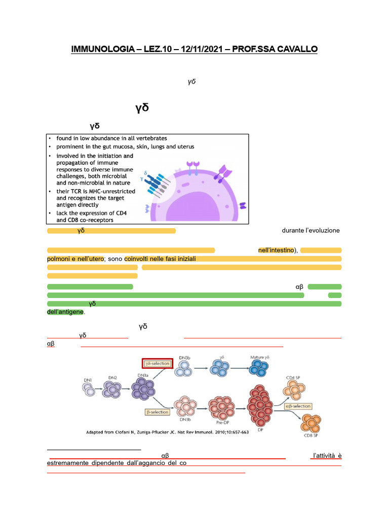 Immunologia - Lezione 10 | PDF