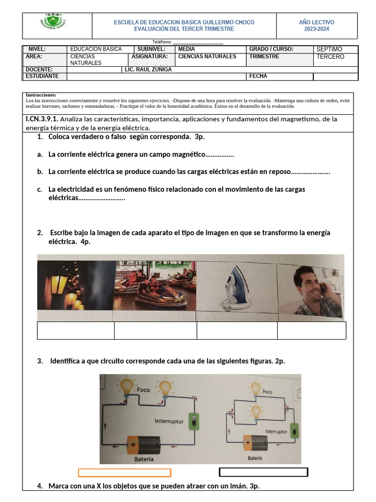 Exa 7mo - CCNN 3.TR. | PDF