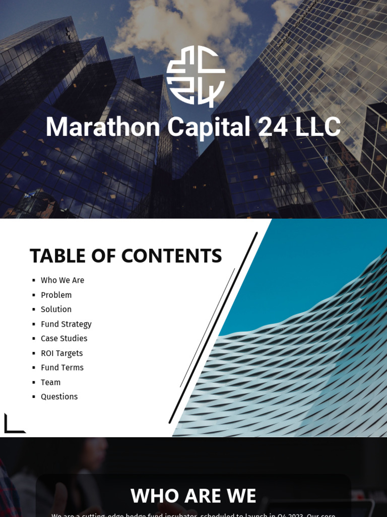 Marathon Capital 24 LLC Deck | PDF