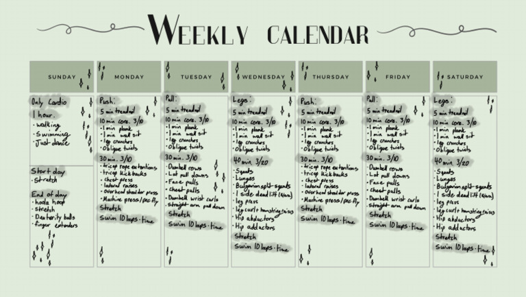 Master Schedule | PDF