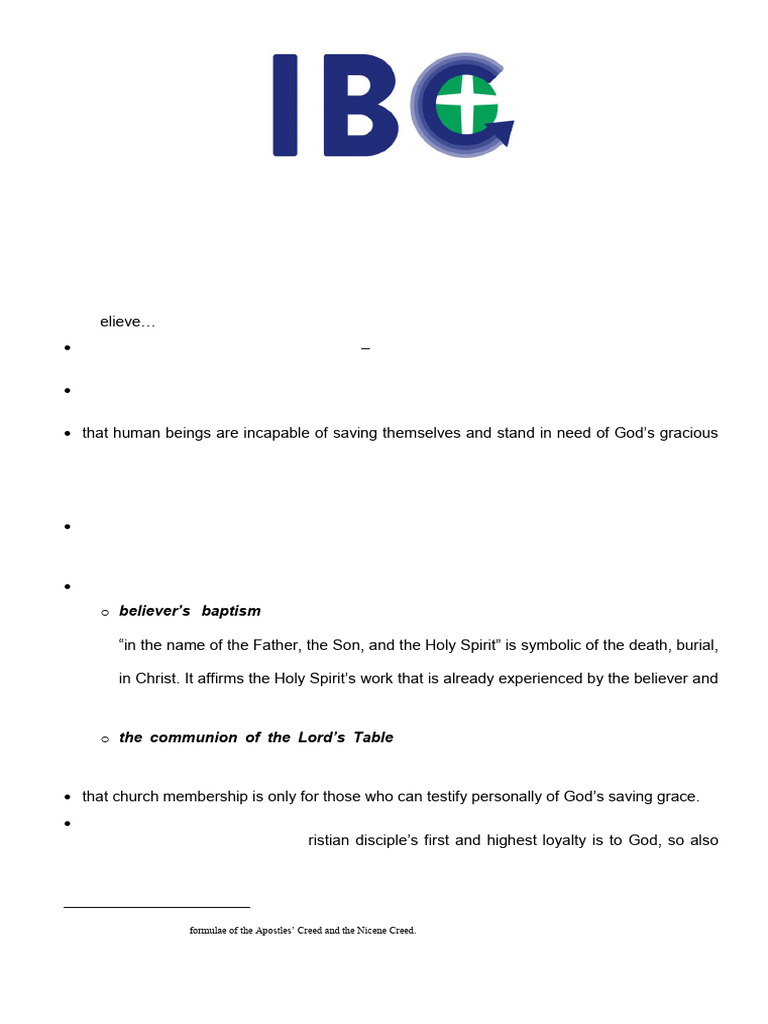 Summary-of-Basic-Beliefs | PDF