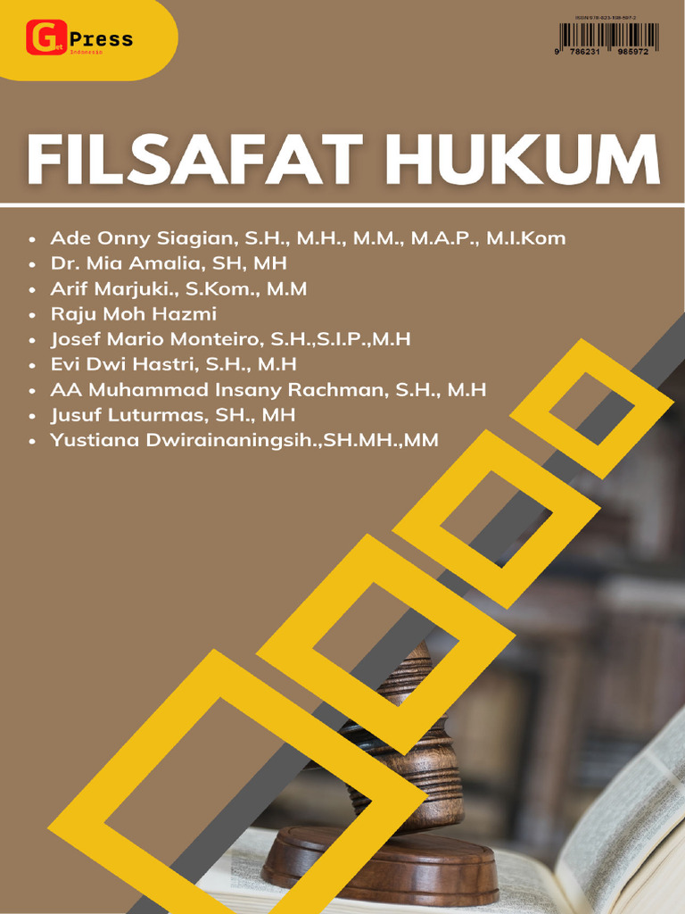 Buku Filsafat Hukum | PDF