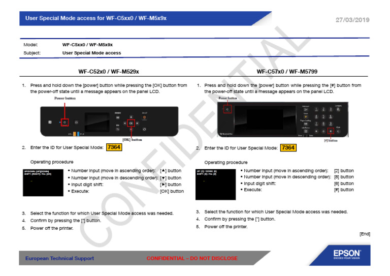 wf-c5790 UserSpecialMode | PDF