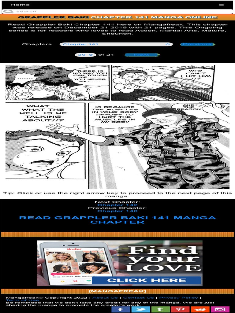 Read Grappler Baki Chapter 141 - MangaFreak | PDF