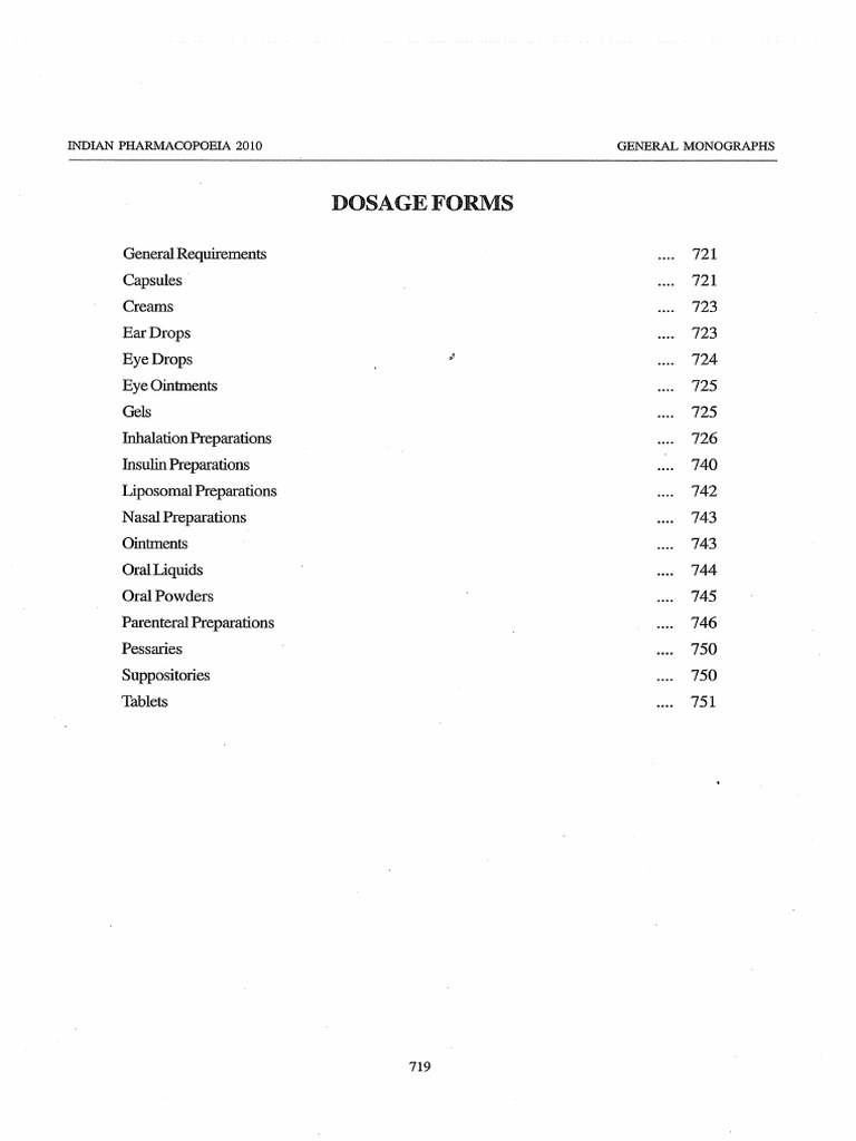 Compliance Criteria For Dosage Form - IP | PDF