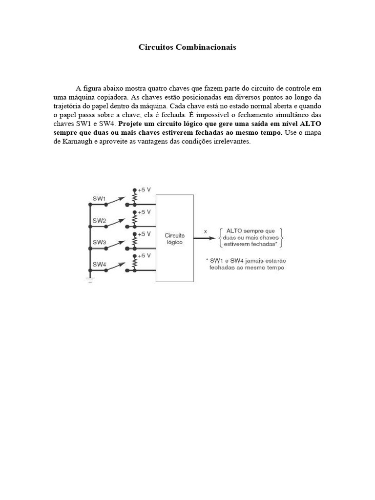 Circuitos Combinacionais | PDF