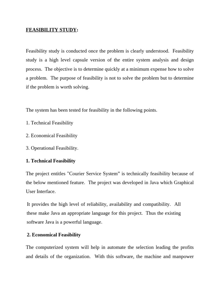 Student Result System FEASIBILITY STUDY | PDF