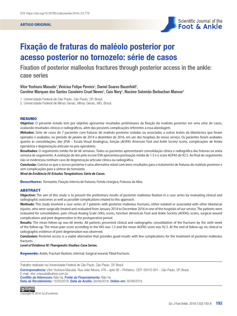 Maleolo Posterior | PDF