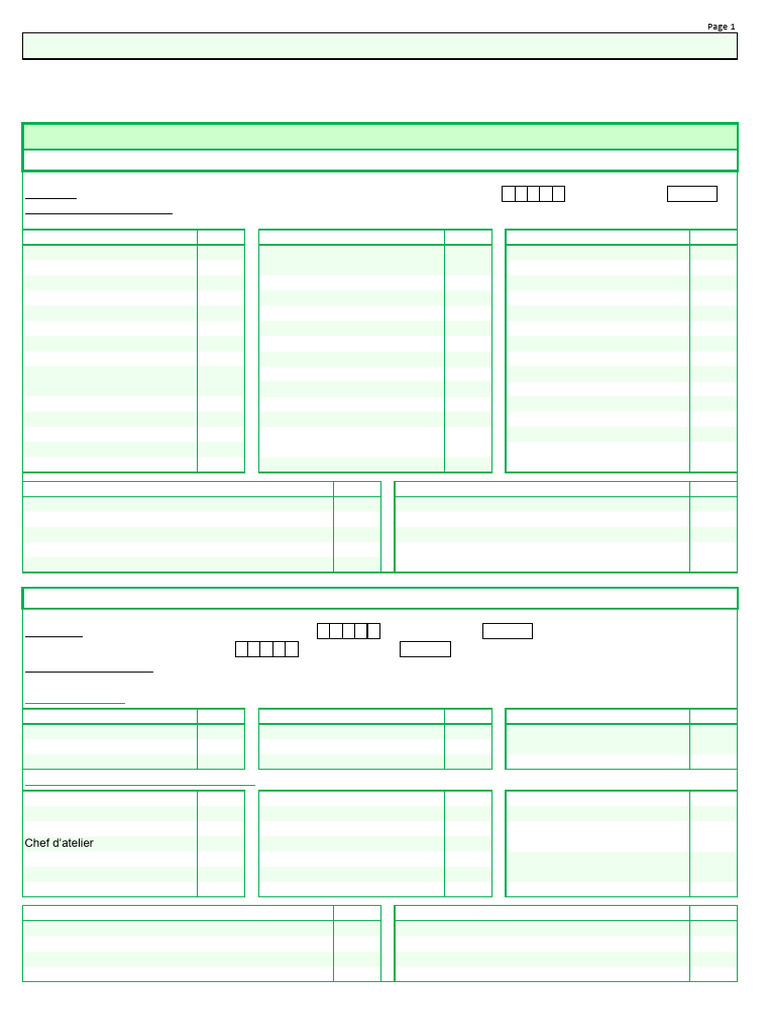 Codification Des Metiers | PDF