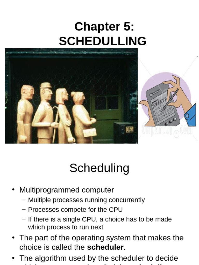 Operating System Chapter 5 Class | PDF