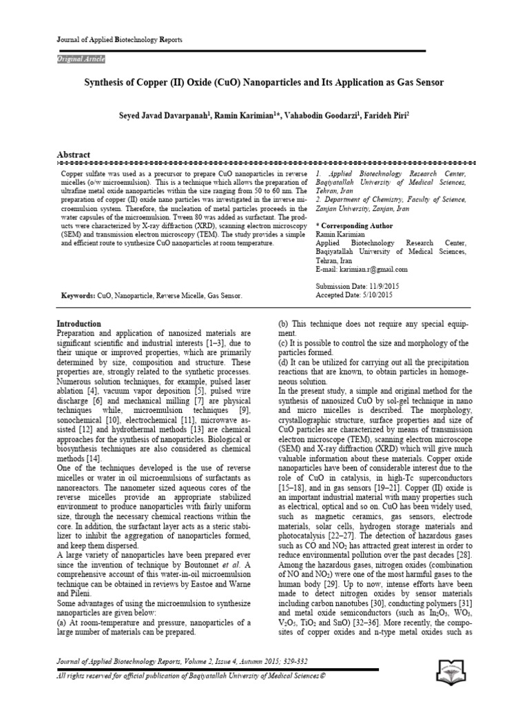JABR - Volume 2 - Issue 4 - Pages 329-332 يستخدم فيها زيت فول الصويا | PDF