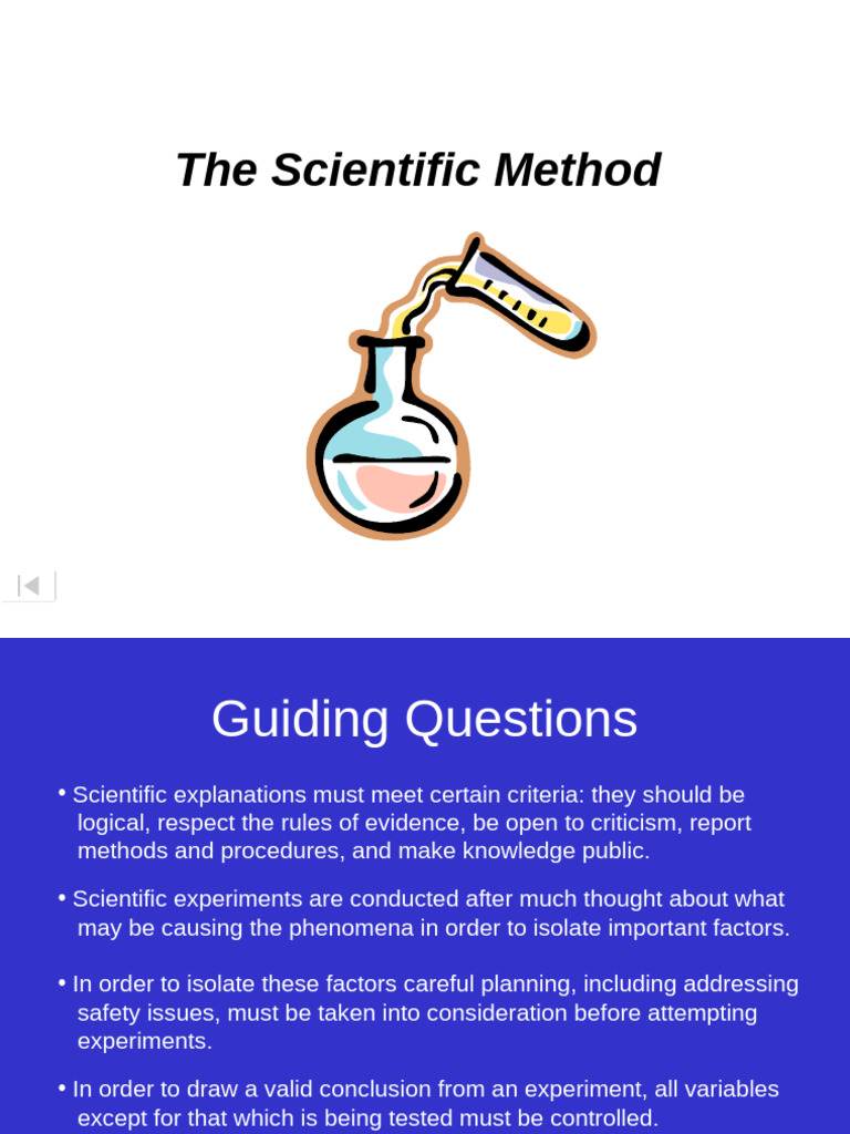 The Scientific Method | PDF