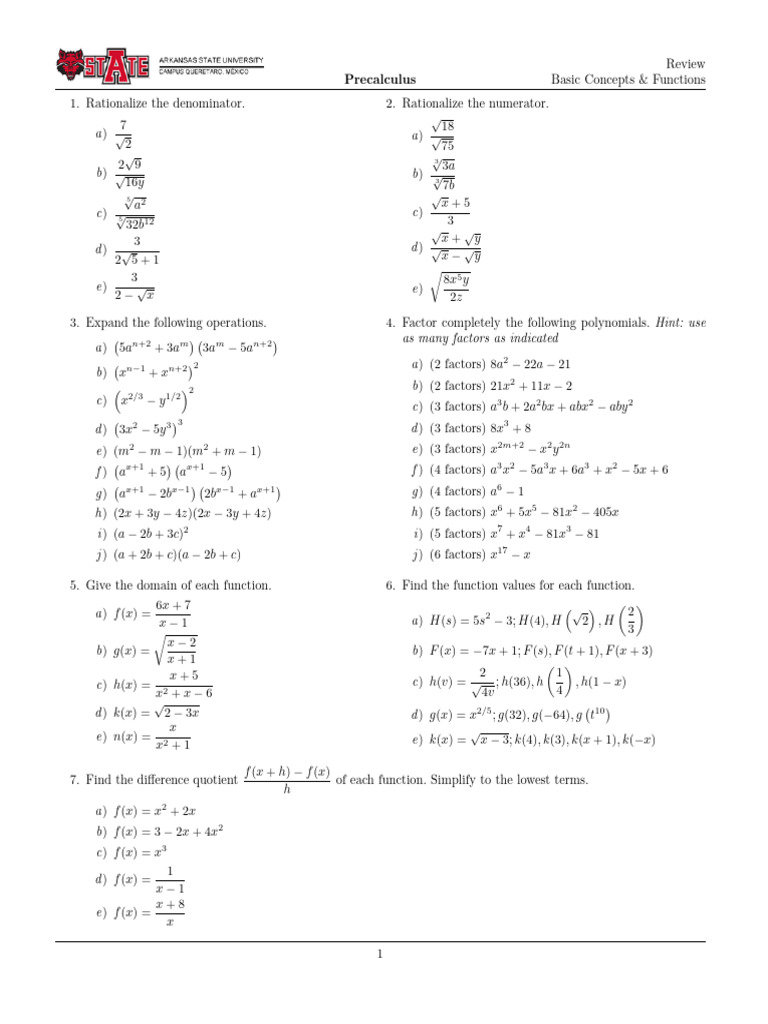 HW00 Basic Concepts and Functions-2 | PDF