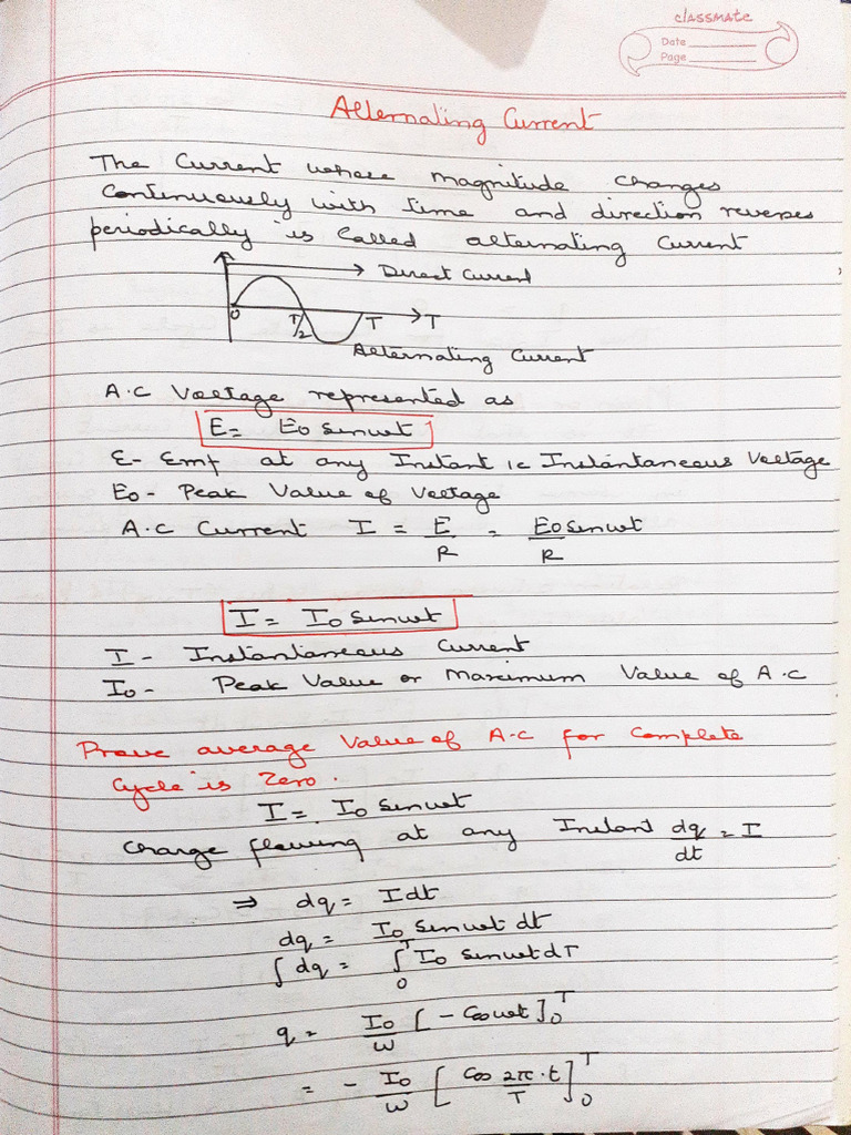 Alternating Current | PDF