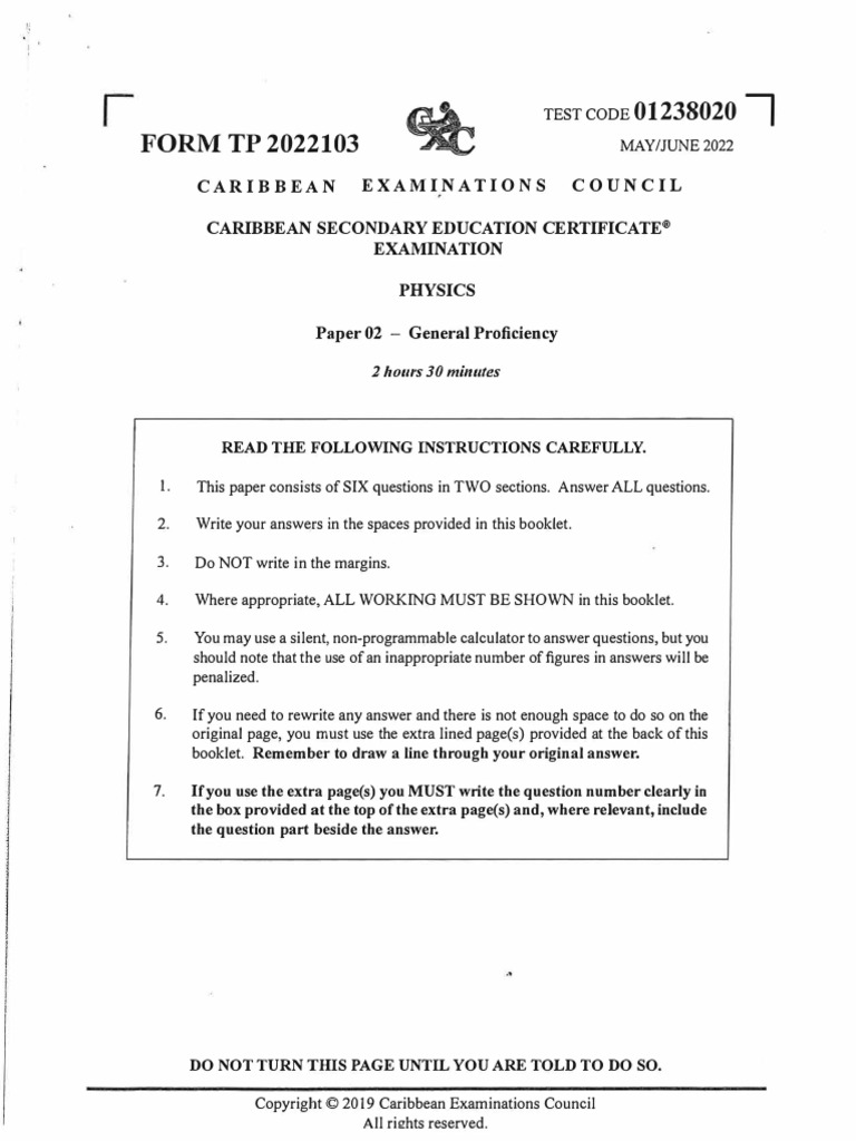 Csec June 2022 p2 | PDF