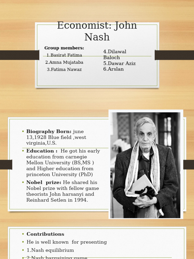 John Nash Presentation | PDF
