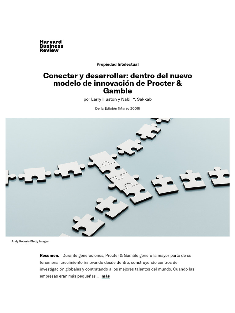 Connect and Develop - Inside Procter & Gamble's New Model For ...