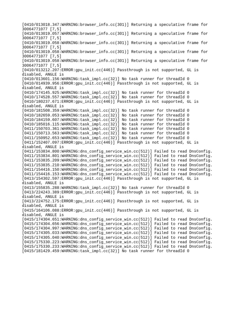 Log Chromium | PDF