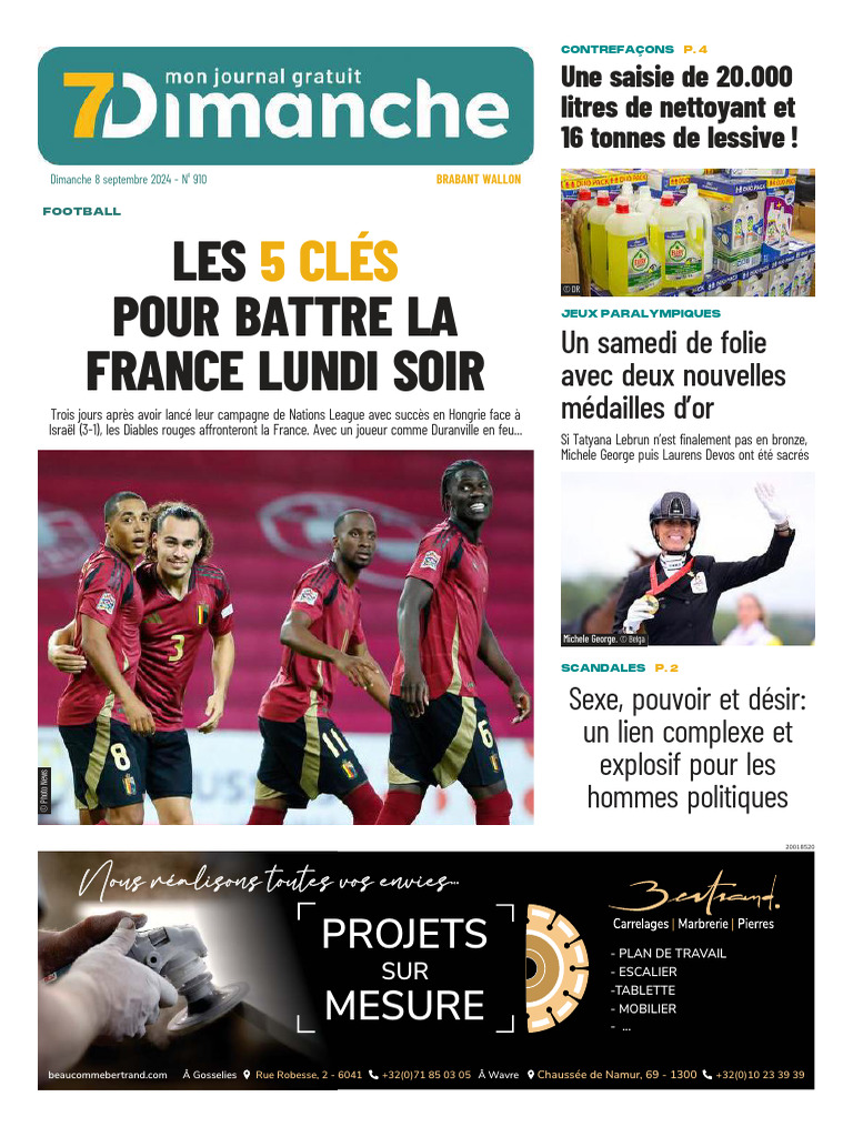 Journal, Su 7dimanche, 20240908, Brabant Wallon, 1 | PDF