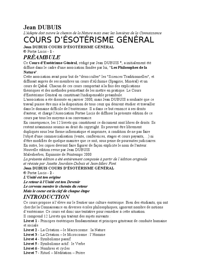 Jean Dubuis | PDF