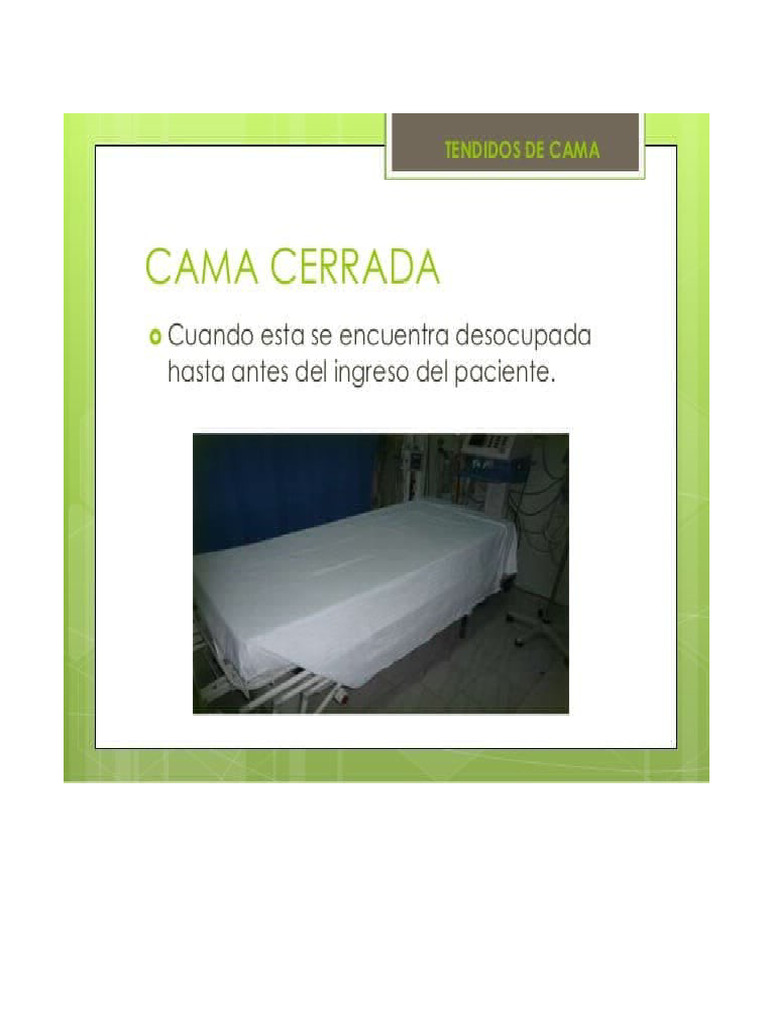 Tendido de Camas | PDF