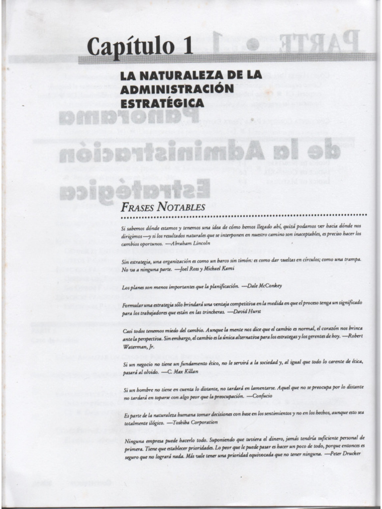 Administración Estratégica | PDF