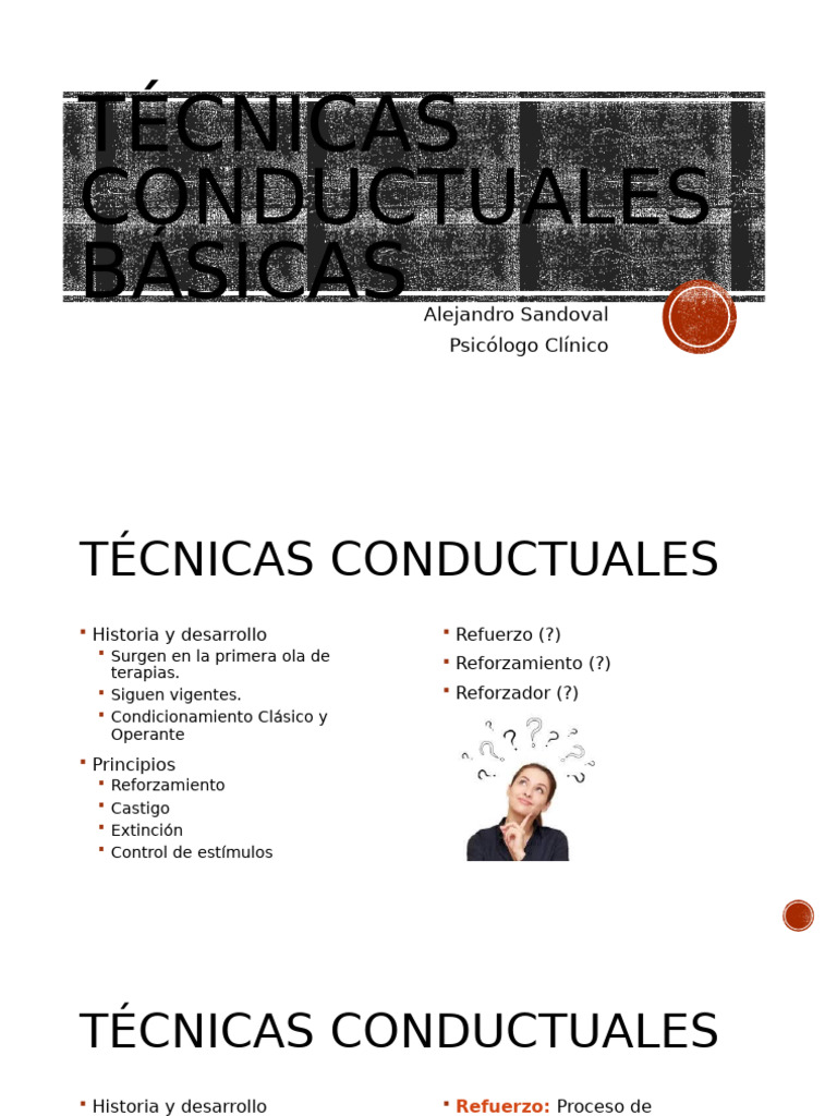 Técnicas Conductuales Básicas | PDF