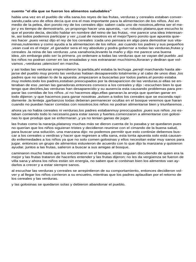 CUENTO VALERIA | PDF