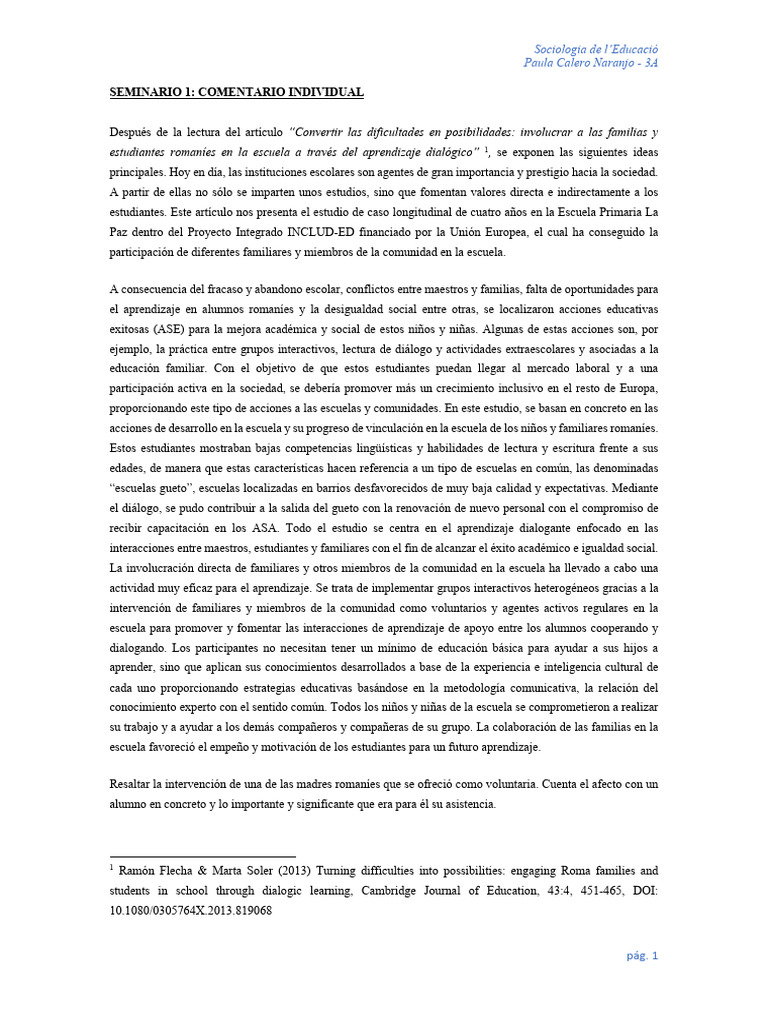 Seminari 1 Individual Pdf