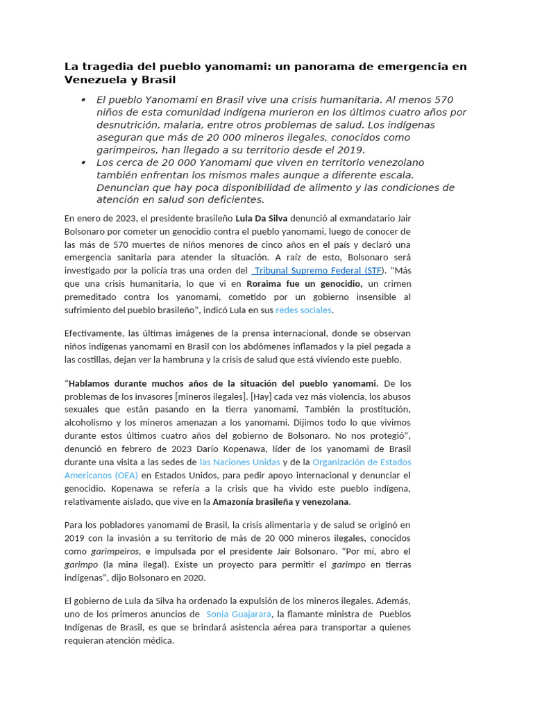 Yanomami | PDF | Social Science