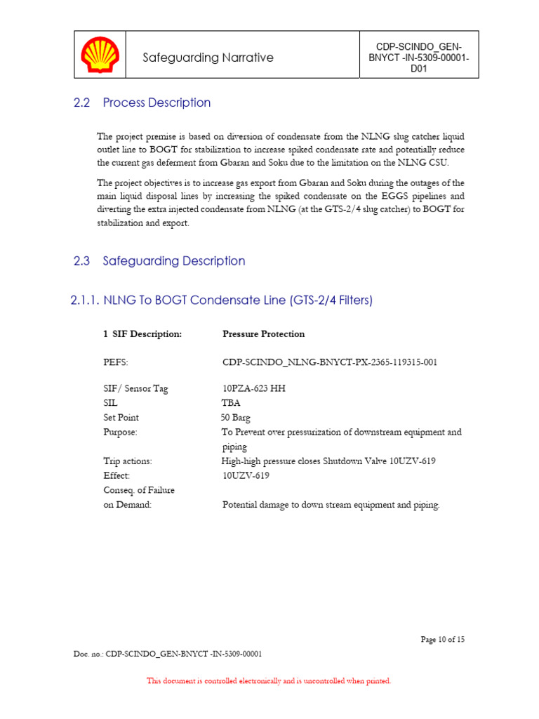 CDP-SCINDO - GEN-BNYCT-IN-5309-0001-D01-Safeguarding Narrative 10 | PDF | Technology & Engineering
