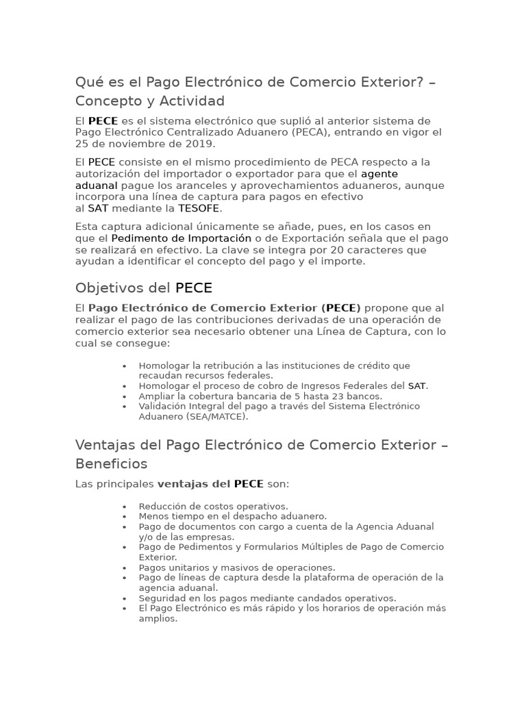 PECE | PDF