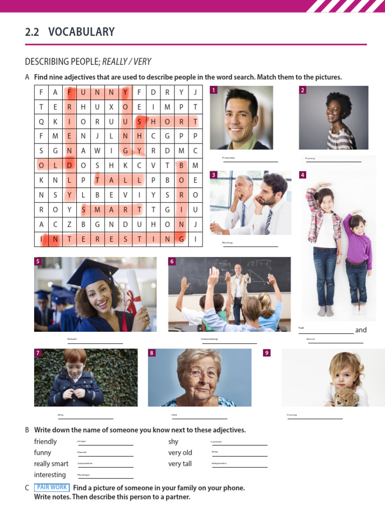 BUS 2.0 Level 1 Lesson Plan 2 Handout 2 | PDF