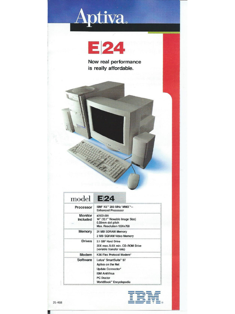 ibm-aptiva-e24 | PDF